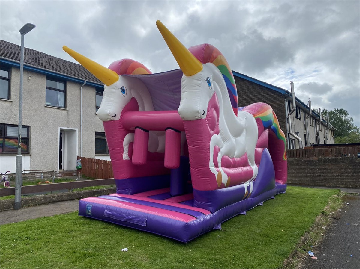 Making Birthdays Magical with Unicorn Inflatables - Coleraine Castles
